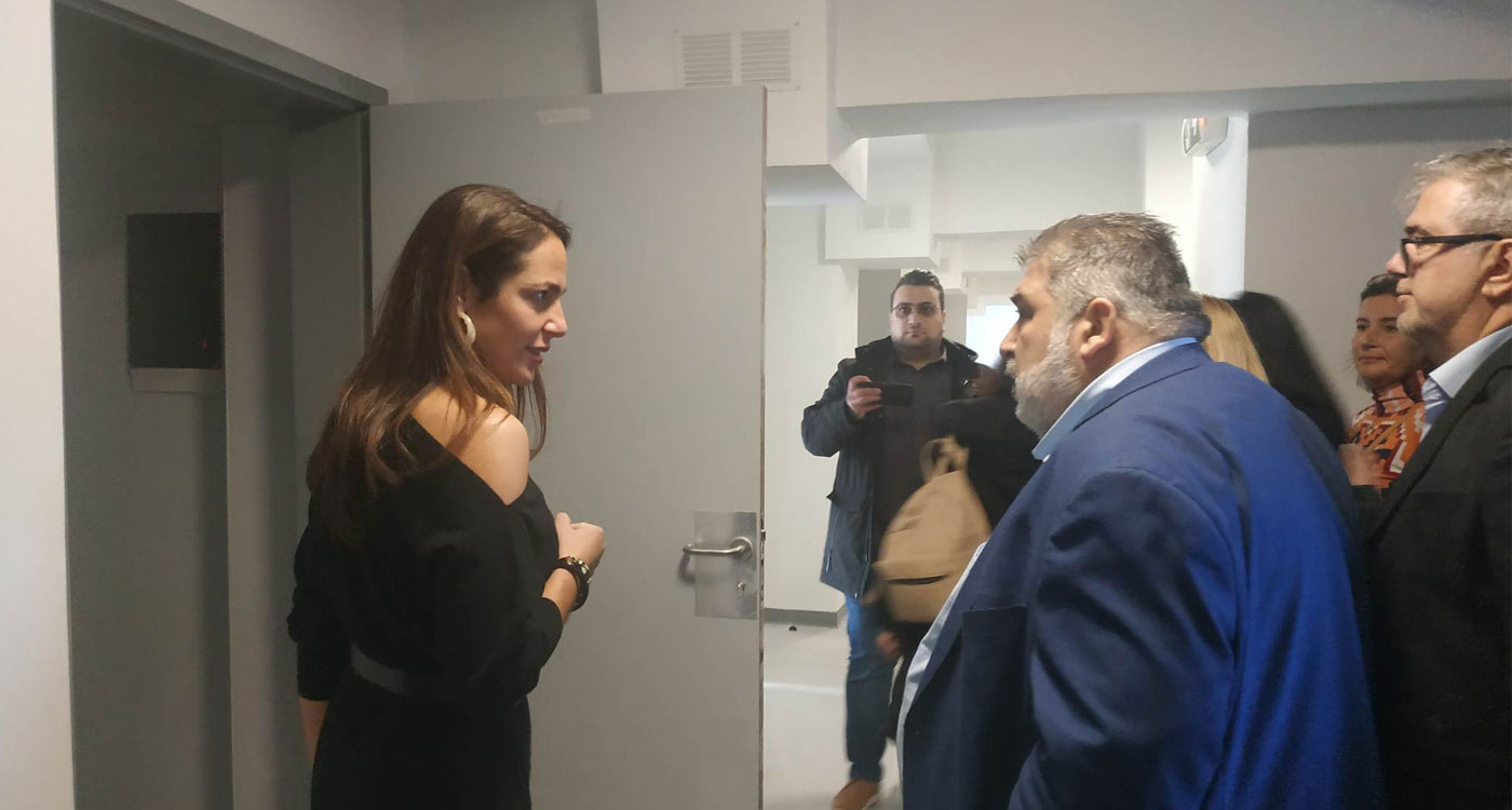 Η Υφυπουργός Εργασίας και Κοινωνικών Υποθέσεων, Δόμνα Μιχαηλίδου στο ...