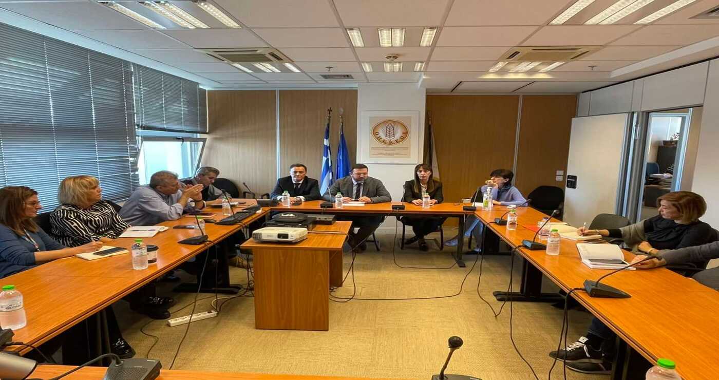Η επίσκεψη του Γ.Γ ΥΠΑΑΤ Γιώργου Στρατάκου στον ΟΠΕΚΕΠΕ σηματοδοτεί την ...