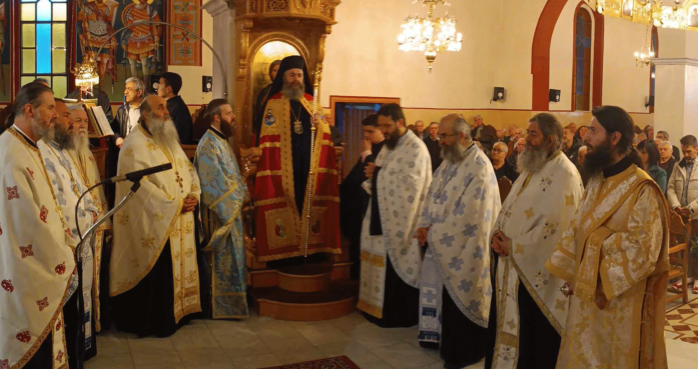Αρχιερατικός Εσπερινός για τον Ευαγγελισμό της Θεοτόκου τελέστηκε στον ...