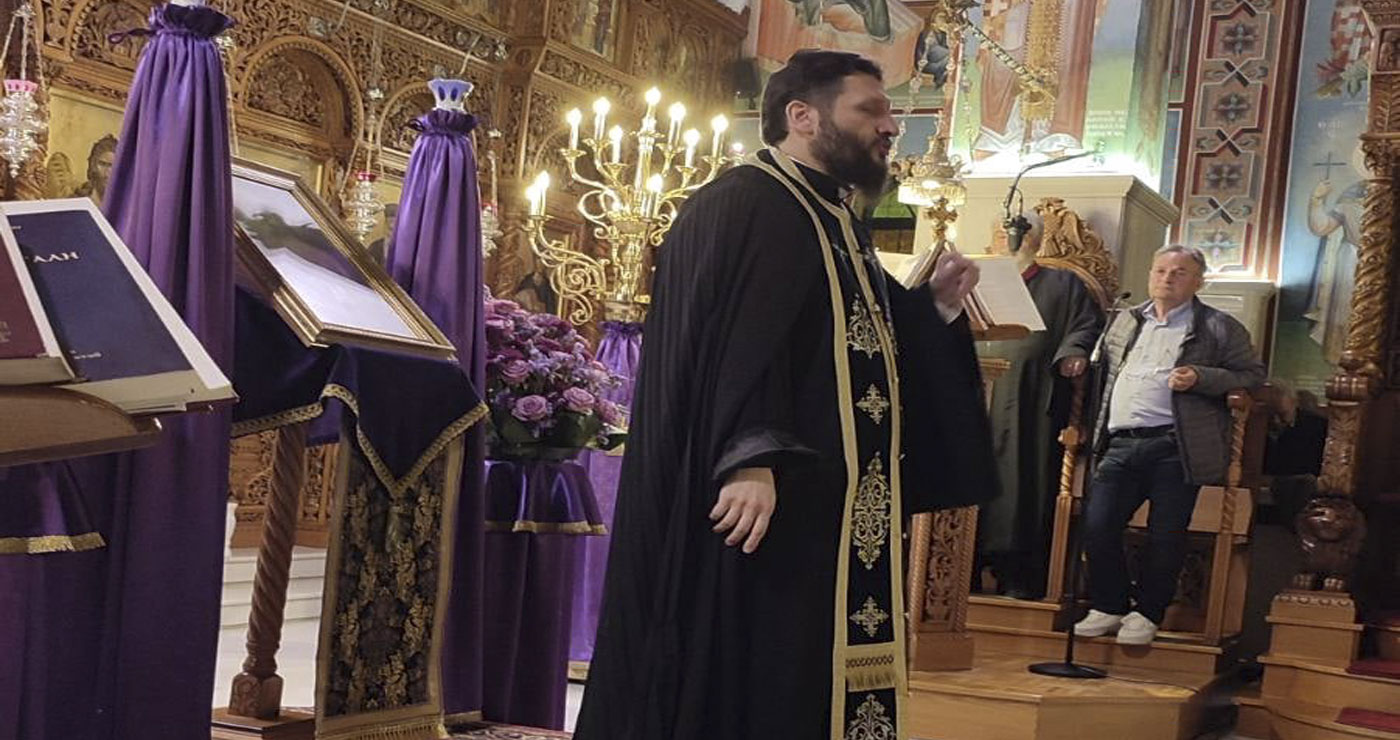 Τελέστηκε η Ακολουθία της Κυριακής των Βαΐων Εσπέρας, στον Ιερό Ναό ...