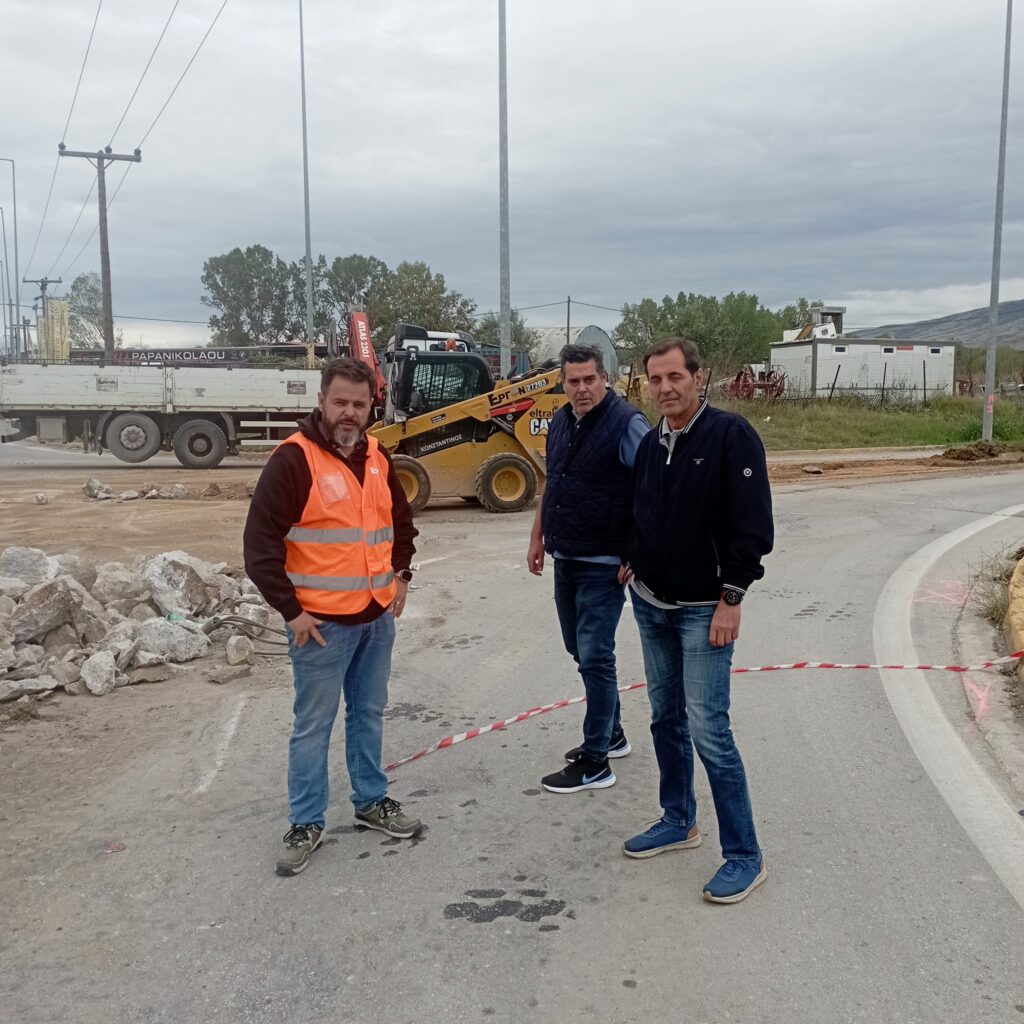 Ξεκίνησε η κατασκευή του κόμβου στη νότια είσοδο της Πτολεμαΐδας